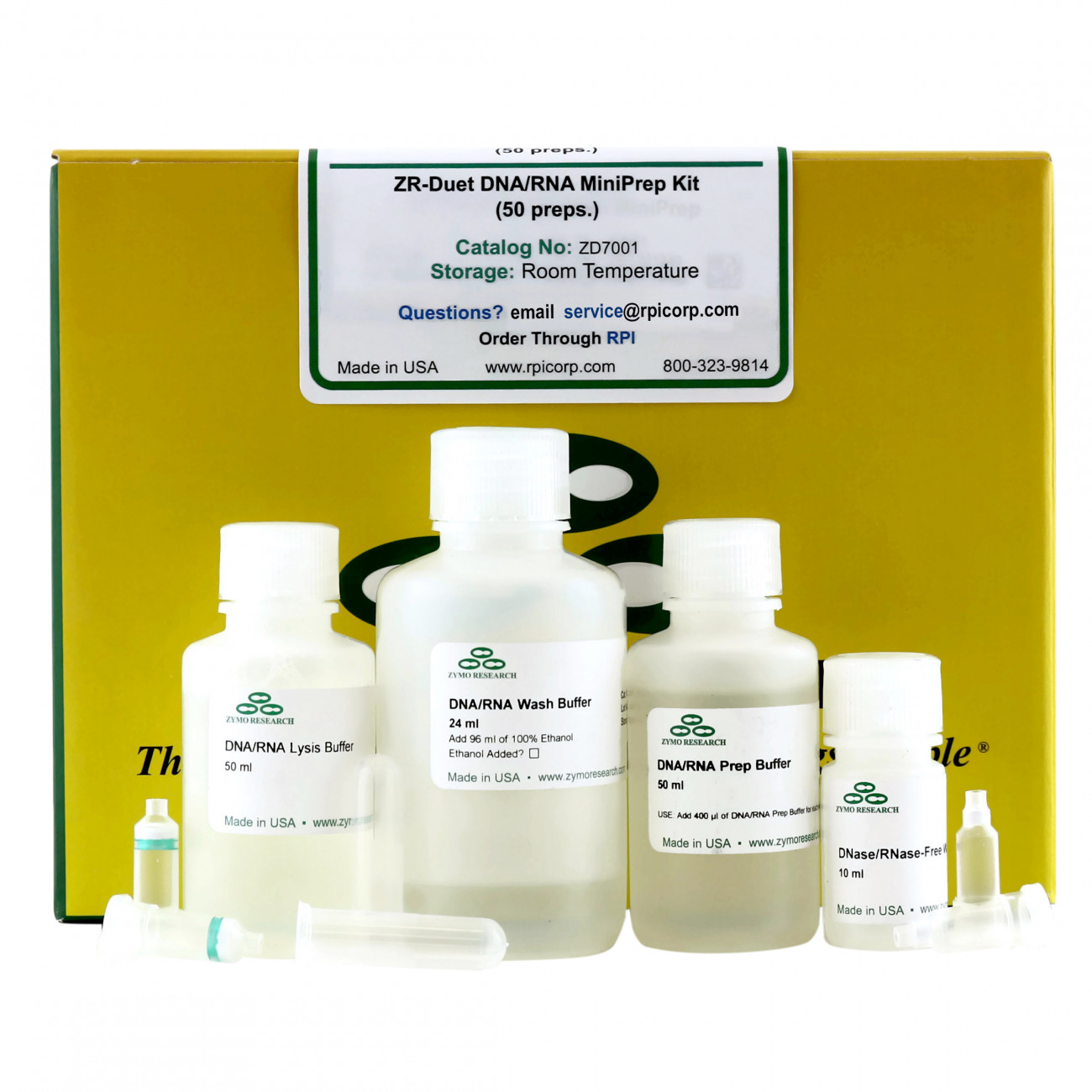 ZD7001 - Quick-DNA/RNA MiniPrep Kit, 50 Preps